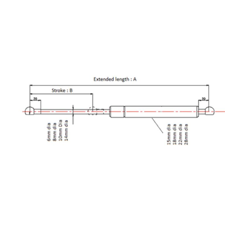 Heavy Duty Gas Struts Australia - Concept Fasteners
